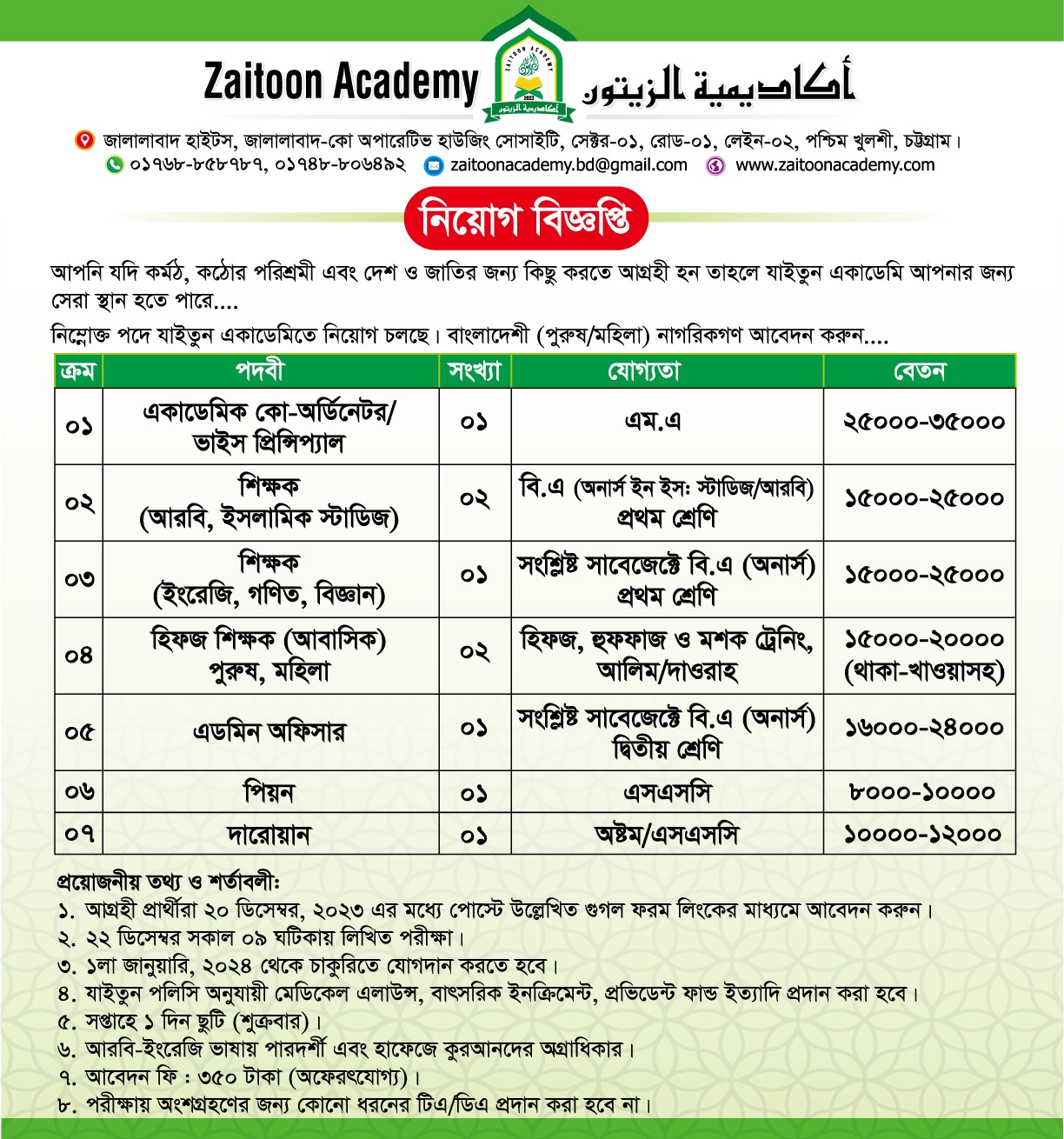Zaitoon Academy
